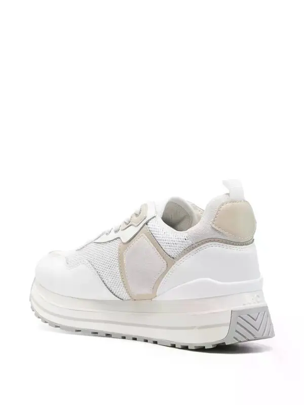 Liu Jo Mesh Sneakers With Sequins - White