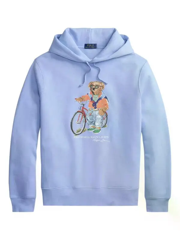 Polo Ralph Lauren Graphic Print Hoodie - Blue