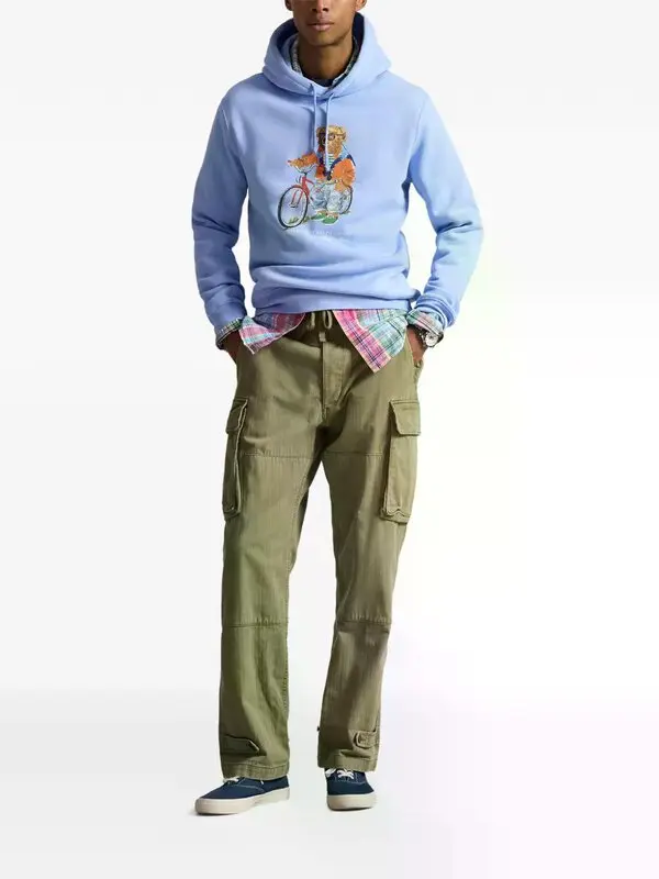 Polo Ralph Lauren Graphic Print Hoodie - Blue