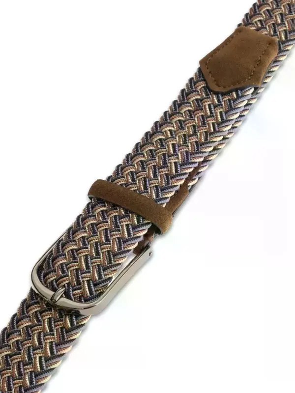 Boggi Milano Woven Belt - Brown