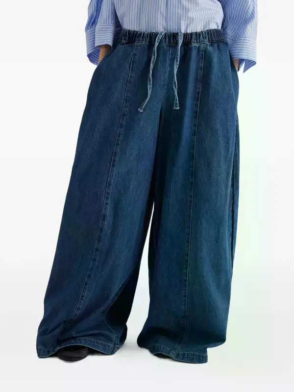 MEIMEIJ Elasticated Waist Pocket Jeans