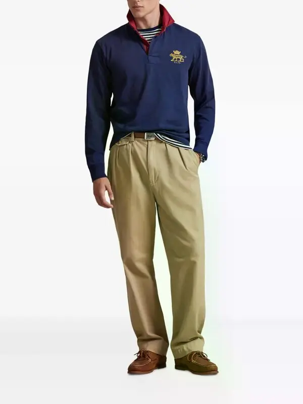 Polo Ralph Lauren Embroidered Rugby Polo Shirt - Blue
