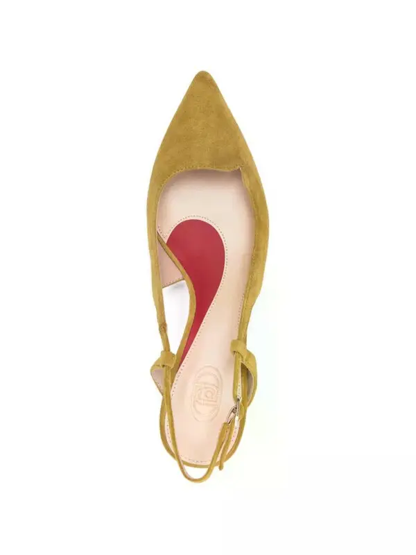 Liu Jo Suede Slingbacks - Yellow