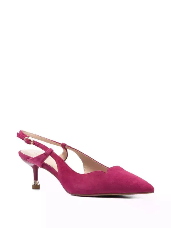 Liu Jo Suede Slingback Pumps - Pink