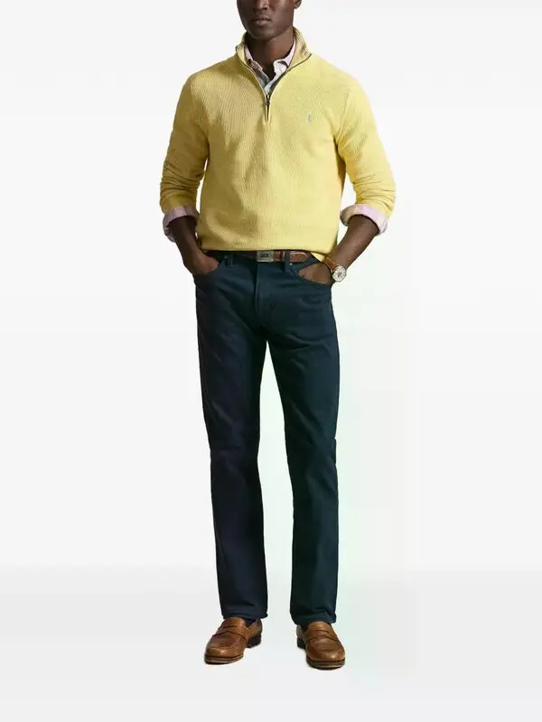 Polo Ralph Lauren Cotton Quarter-zip Sweater - Yellow