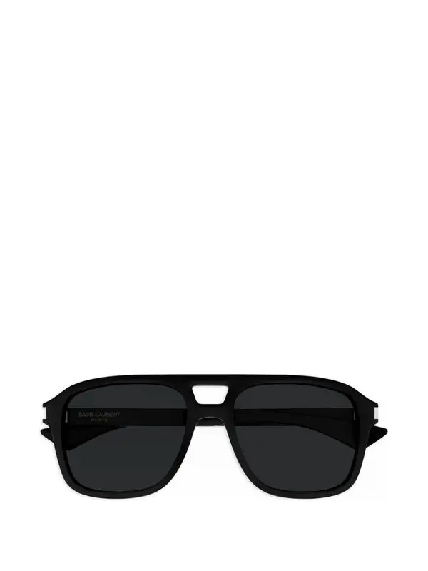Saint Laurent Pilot-frame Sunglasses - Black