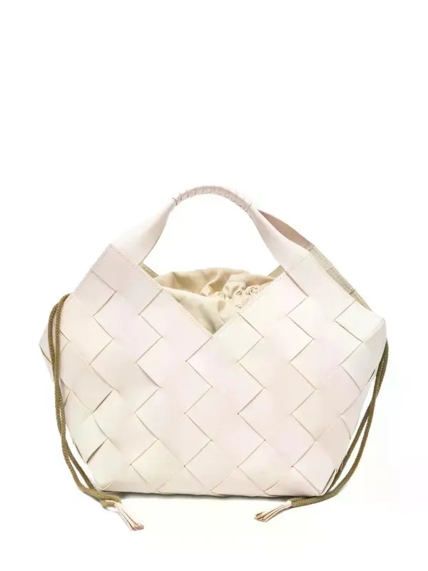 Dragon Diffusion Woven Botteghe Tote Bag - Neutrals