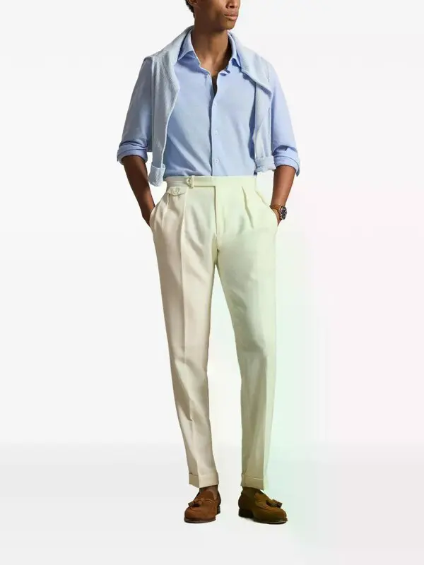 Polo Ralph Lauren Mother-of-pearl Button Shirt - Blue