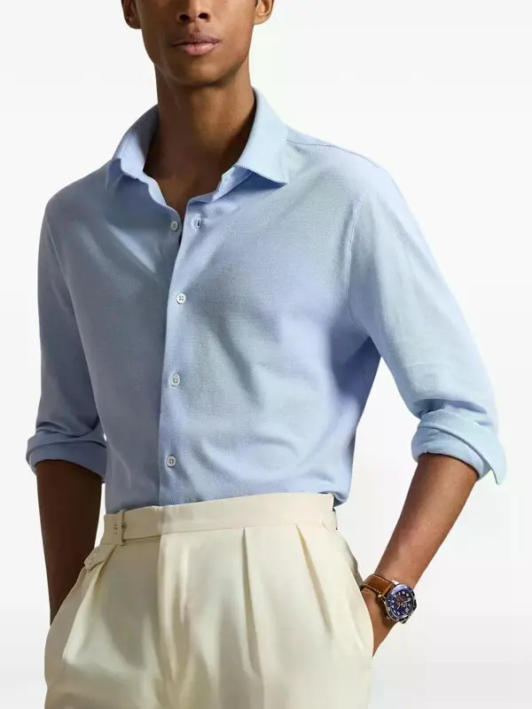 Polo Ralph Lauren Mother-of-pearl Button Shirt - Blue