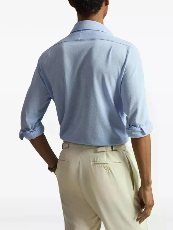 Polo Ralph Lauren Mother-of-pearl Button Shirt - Blue