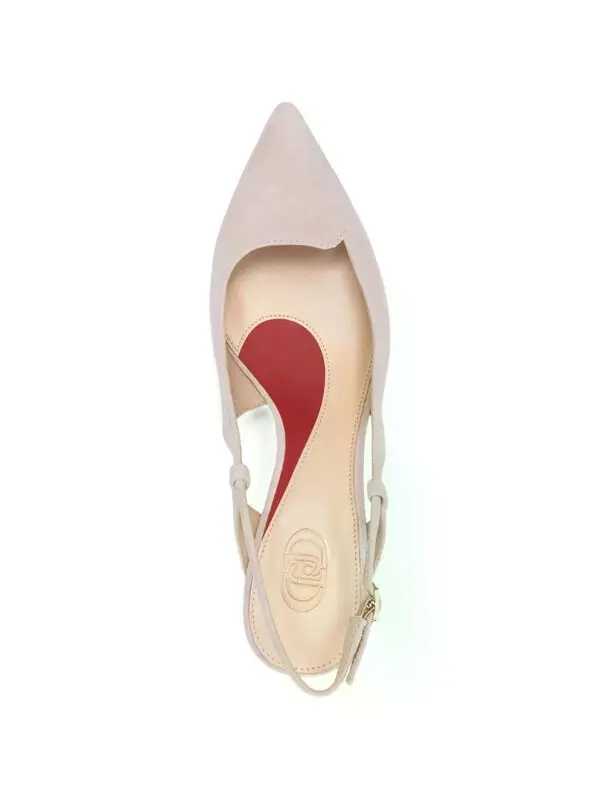 Liu Jo Suede Slingback Pumps - Neutrals