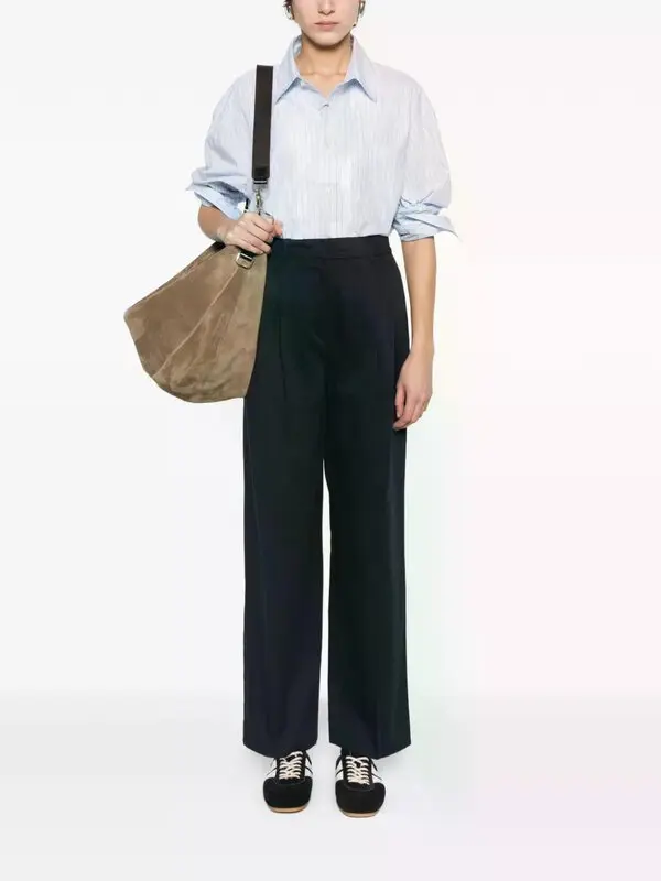 DUNST Striped Pocket Shirt - Blue