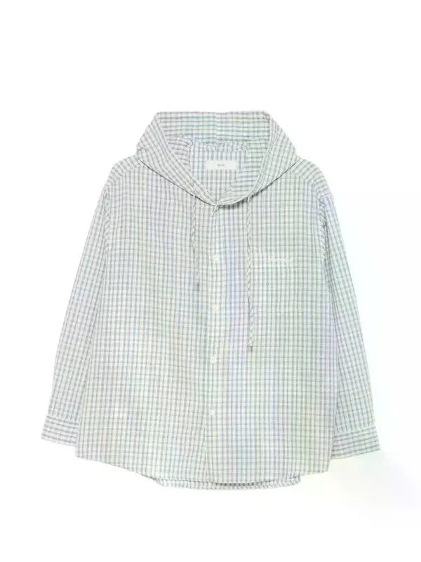DUNST Hooded Shirt - Blue