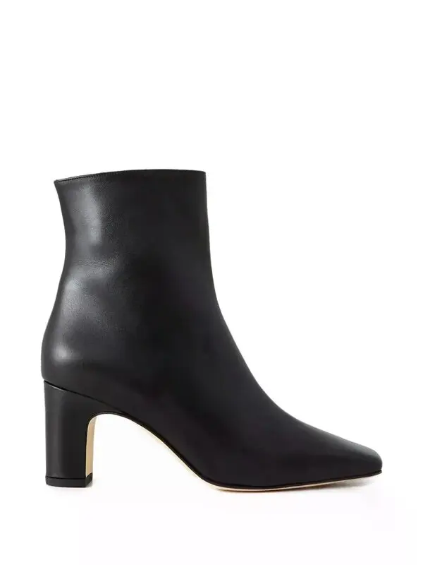 Manolo Blahnik Square-toe Zip-up Boots