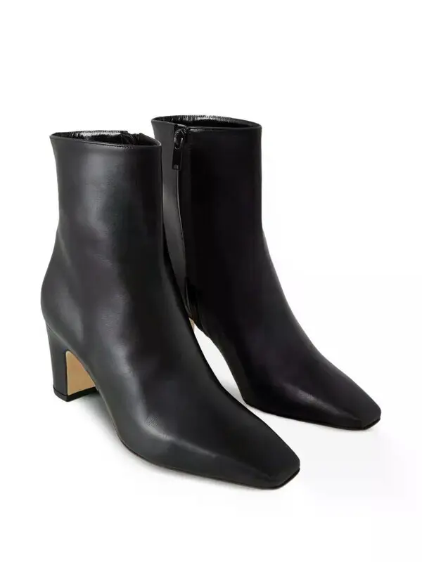 Manolo Blahnik Square-toe Zip-up Boots