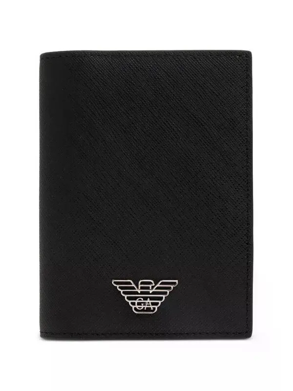 Emporio Armani Logo-plaque Cardholder - Black