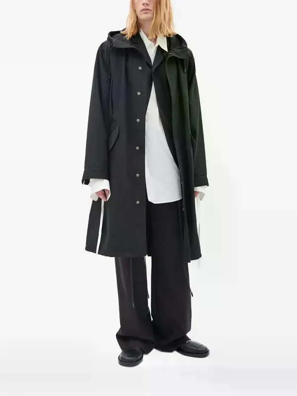 ANN DEMEULEMEESTER Cotton Hooded Parka