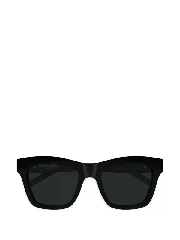 Saint Laurent Square Frame Sunglasses - Black