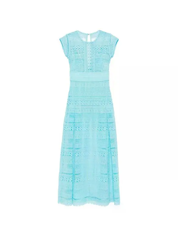 ERMANNO FIRENZE Patterned Lace Dress