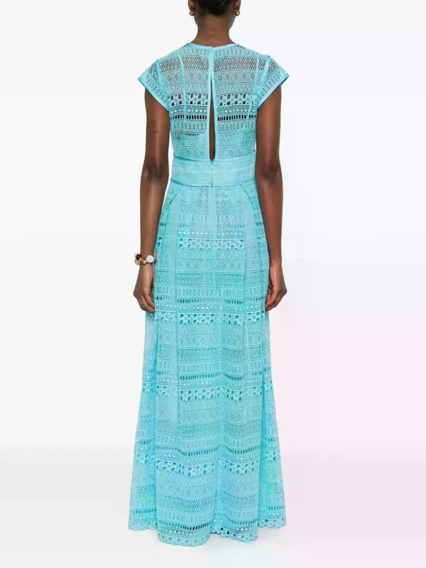 ERMANNO FIRENZE Patterned Lace Dress