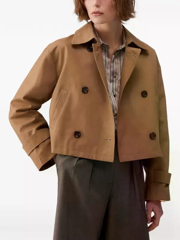 Liu Jo Short Gabardine Trench Coat