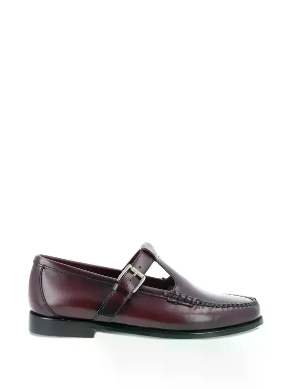 G.H.BASS Weejuns Mary Janes Loafers - Brown