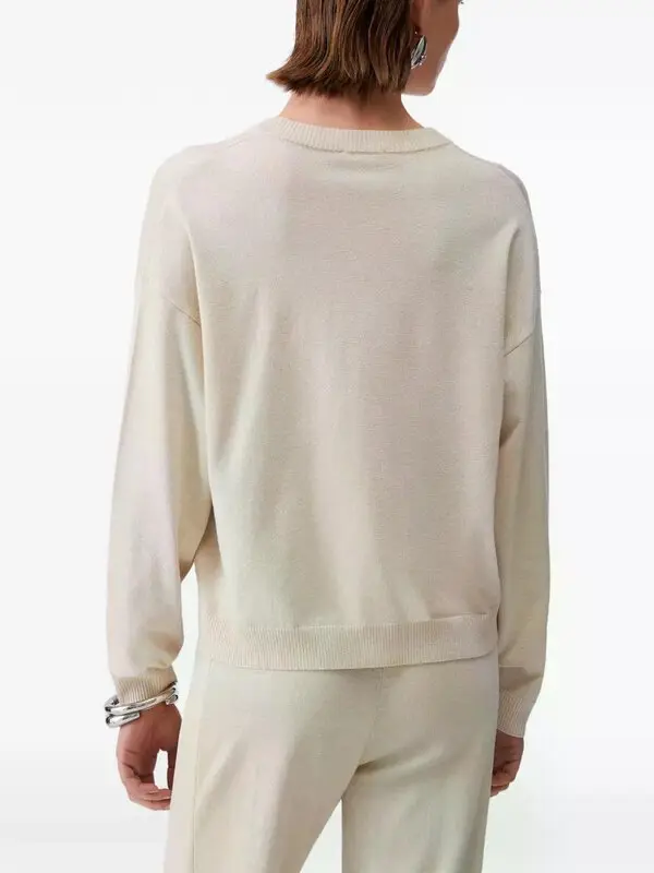 Liu Jo V-neck Sweater With Logo