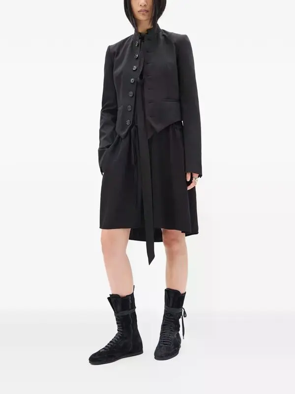 ANN DEMEULEMEESTER Mandarin-collar Cropped Jacket