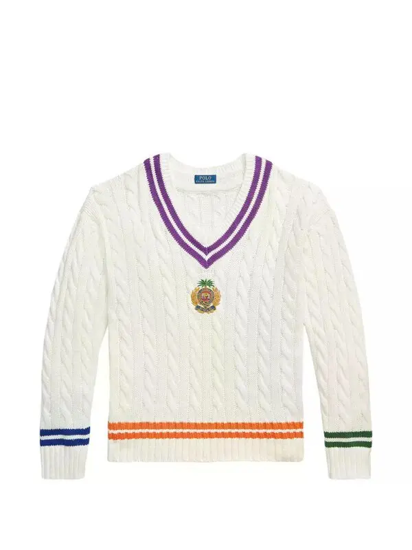 Polo Ralph Lauren Cable-knit V-neck Sweater