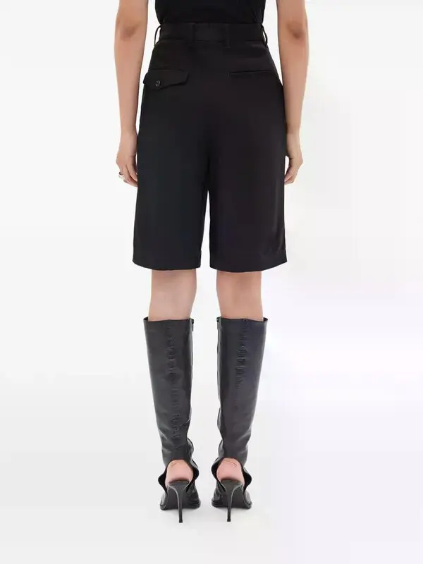 ANN DEMEULEMEESTER Pleated High-waisted Shorts