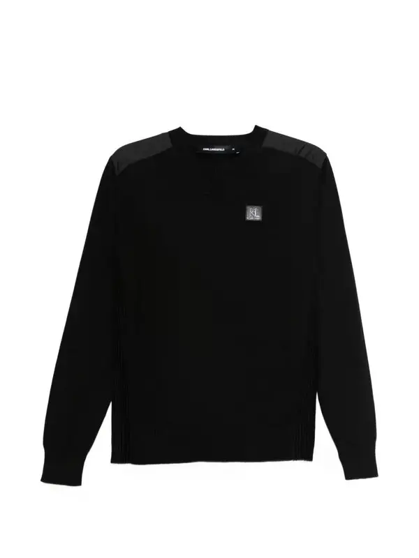Karl Lagerfeld Logo-appliqué Sweater