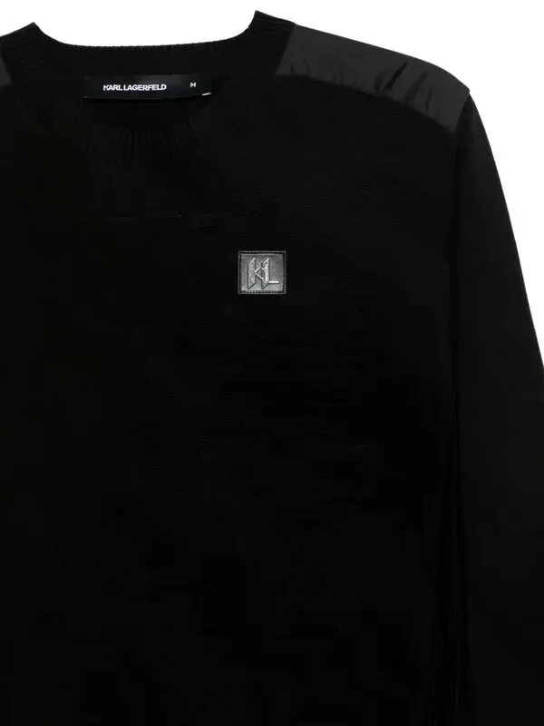 Karl Lagerfeld Logo-appliqué Sweater