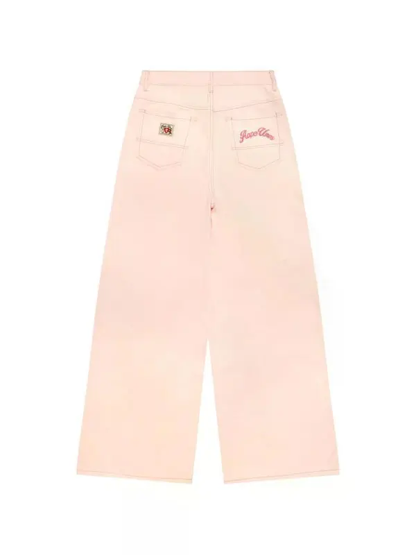 AAPE BY *A BATHING APE Embroidered Wide-leg Trousers