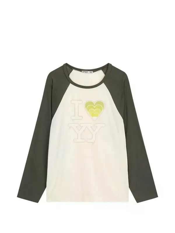 OPEN YY Raglan Long-sleeve T-shirt