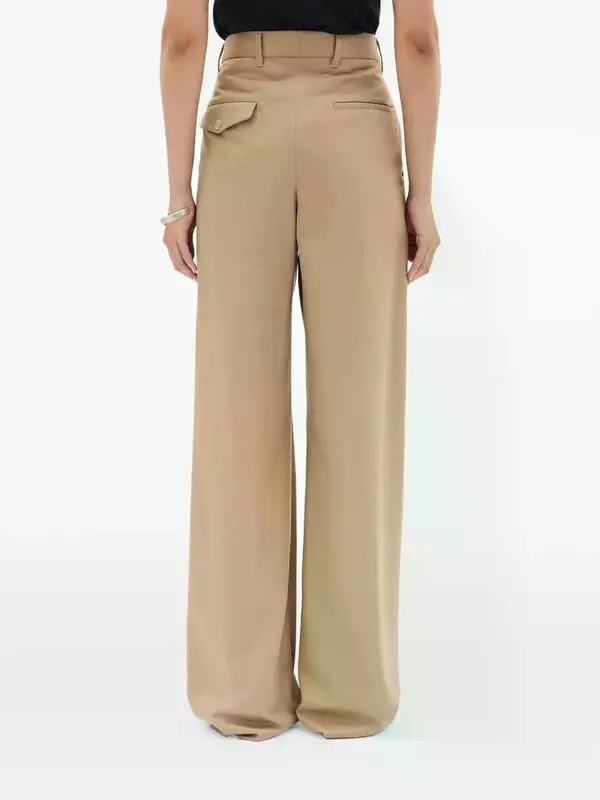 ANN DEMEULEMEESTER Pleated Wide-leg Trousers