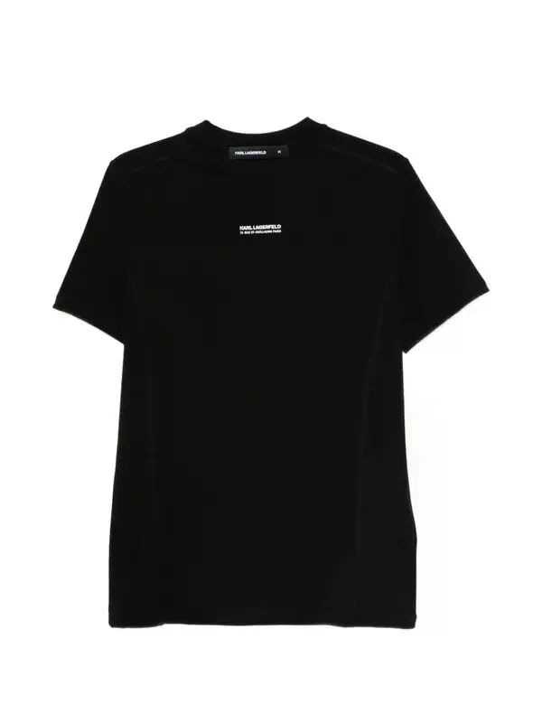Karl Lagerfeld Logo-motif T-shirt - Black