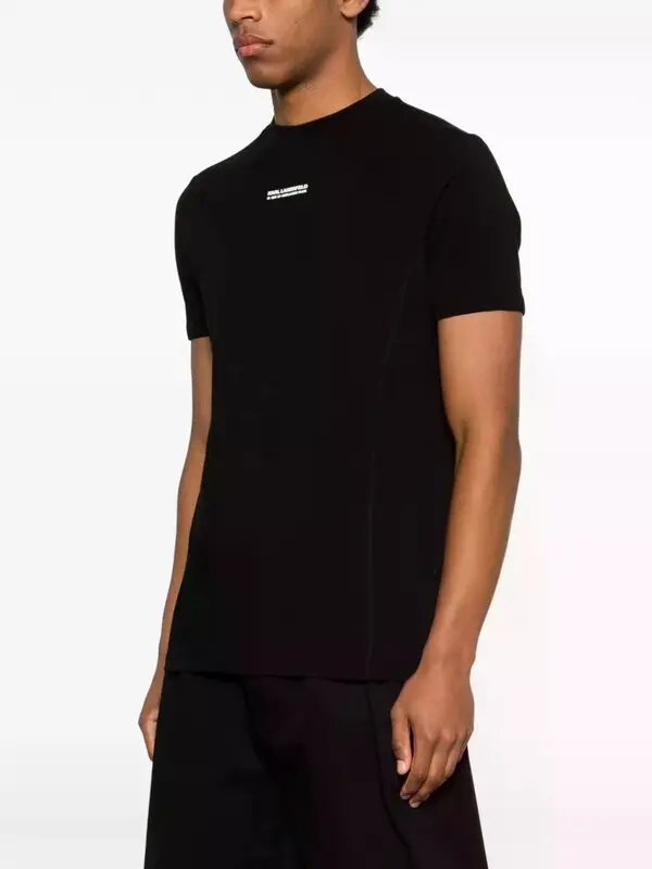 Karl Lagerfeld Logo-motif T-shirt - Black