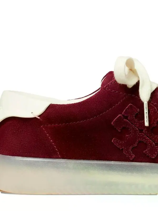 Tory Burch Phoenix Suede Sneakers - Red