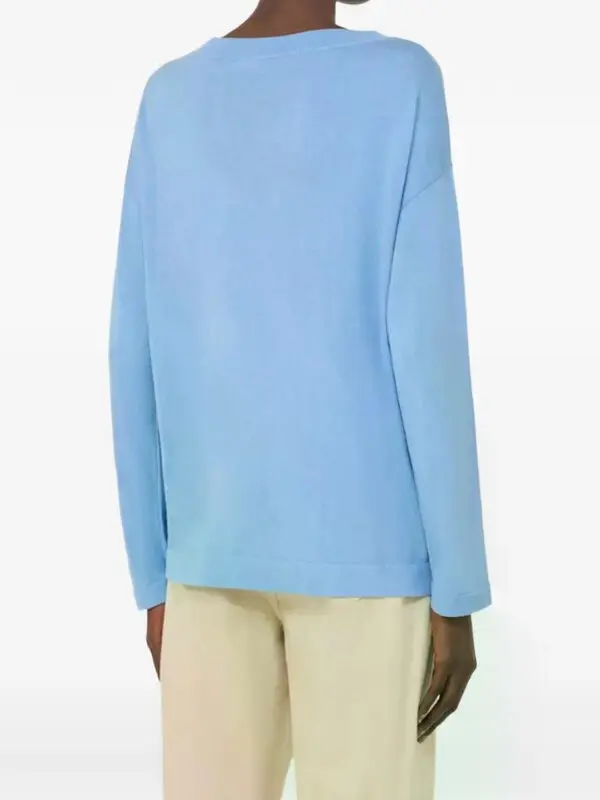 Max Mara Boat-neck Sweater - Blue