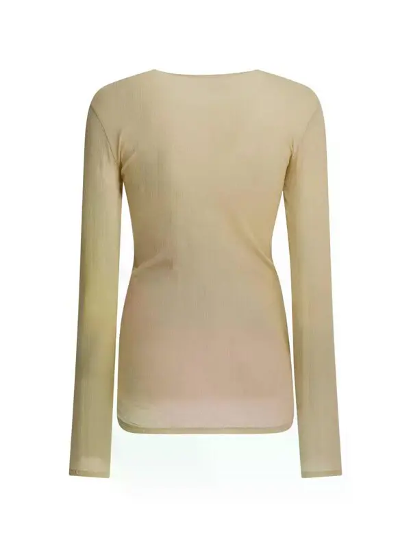 Soeur Buttoned Long-sleeved T-shirt