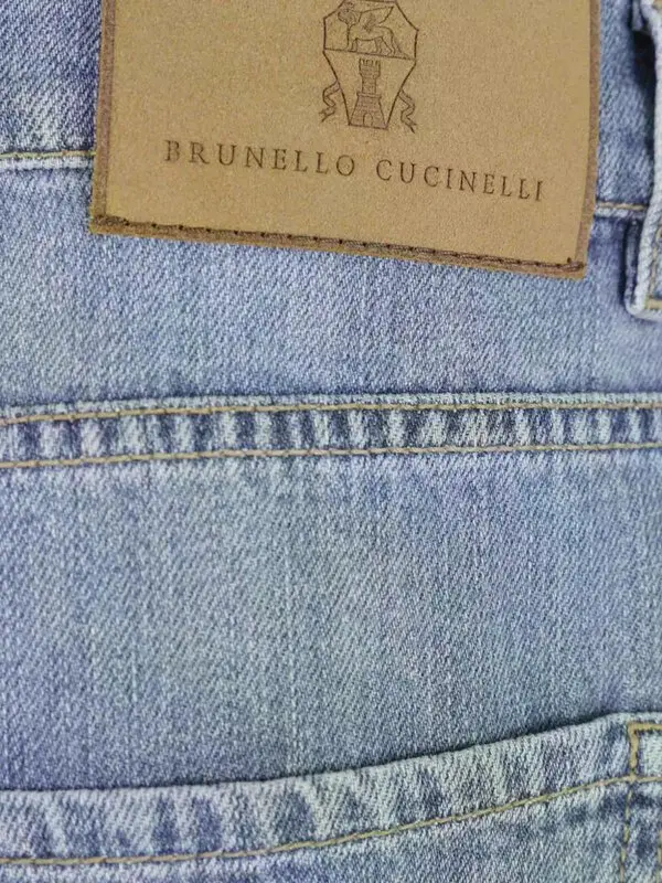 Brunello Cucinelli Pleated Jeans