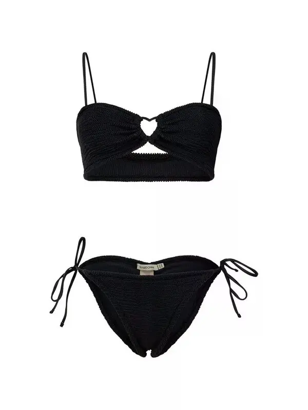 PARAMIDONNA Britney Heart-detail Bikini - Black
