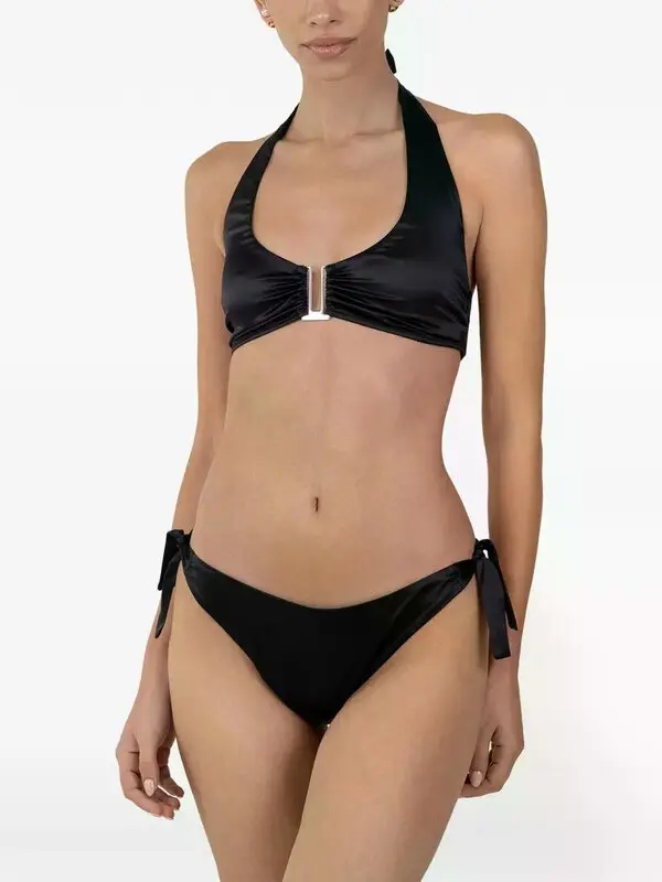 PARAMIDONNA Knot-detail Bikini - Black