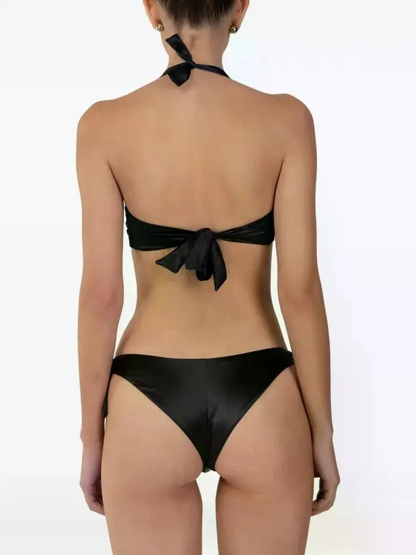 PARAMIDONNA Knot-detail Bikini - Black