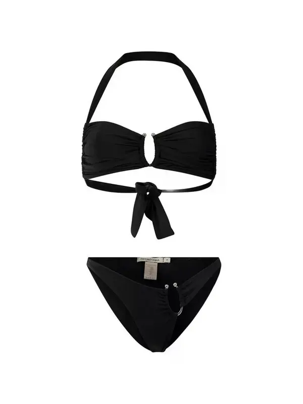 PARAMIDONNA Morgan Ring-detail Bikini - Black
