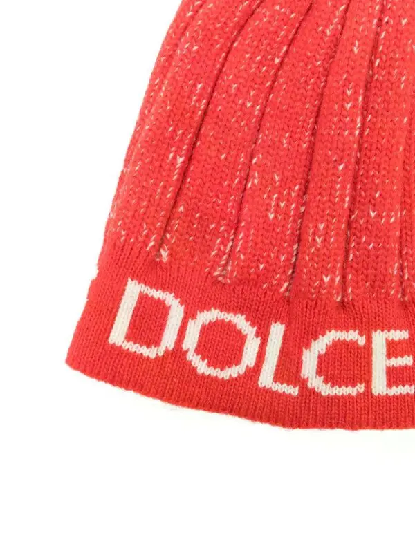Dolce & Gabbana Knitted Beanie - Red