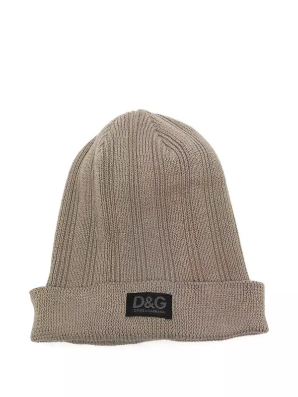 Dolce & Gabbana Knitted Beanie - Neutrals