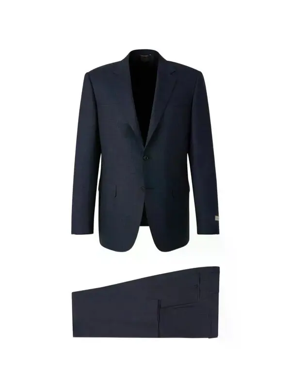 Canali Button-up Suit - Blue