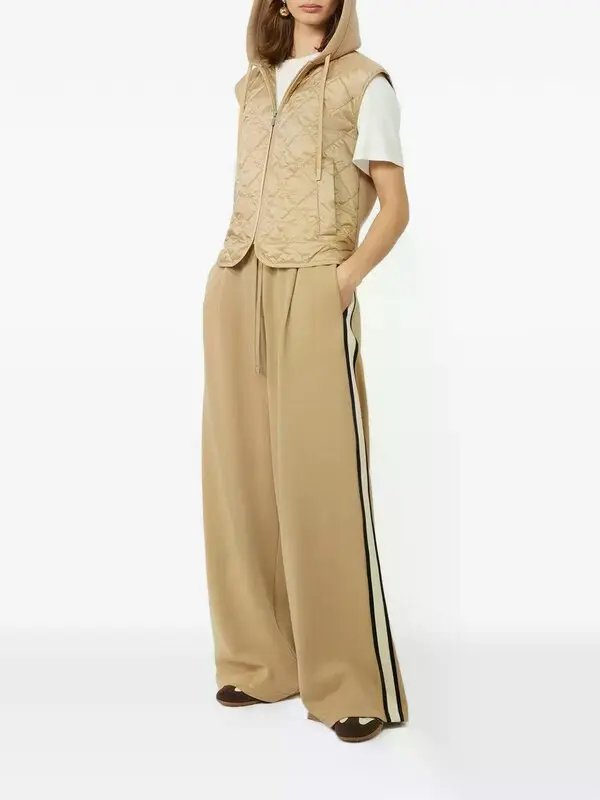 Max Mara Side-stripe Drawstring-waistband Trousers