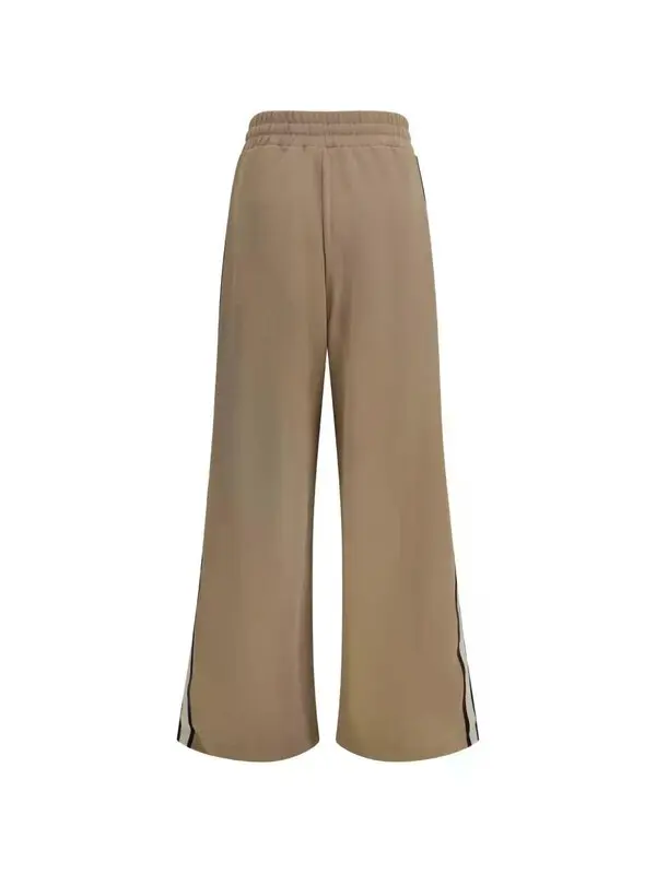 Max Mara Side-stripe Drawstring-waistband Trousers - Brown